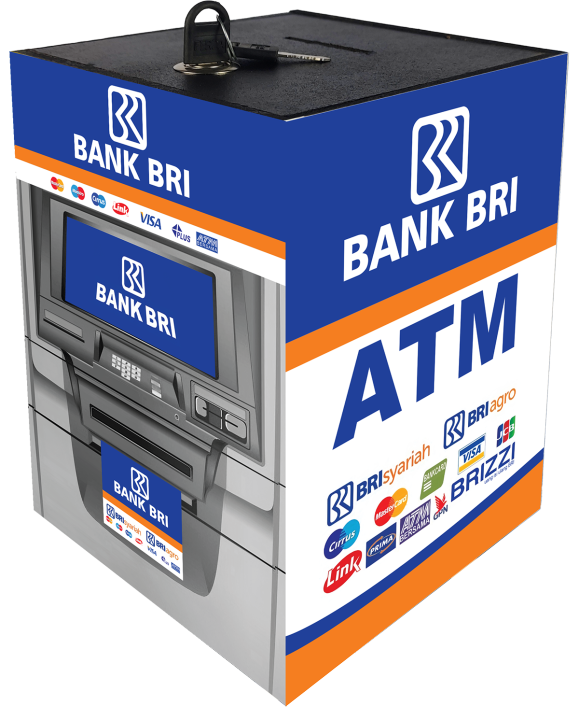 Celengan ATM Jumbo+Kunci 15x20 CM Besar Berangkas Celengan Miniatur ATM ...