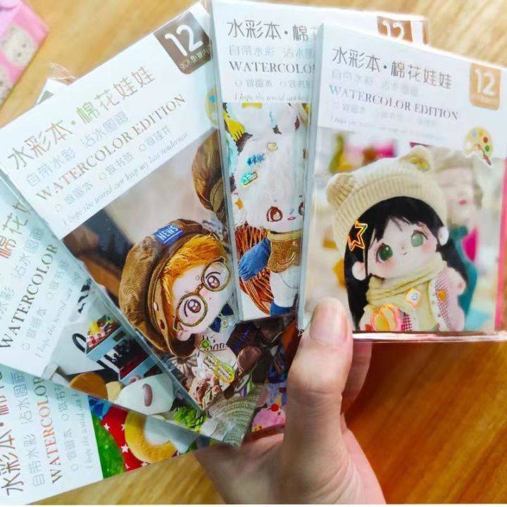 Sanrio Watercolor Painting Book 12 Sheets Gouache Graffiti Picture 1 ...