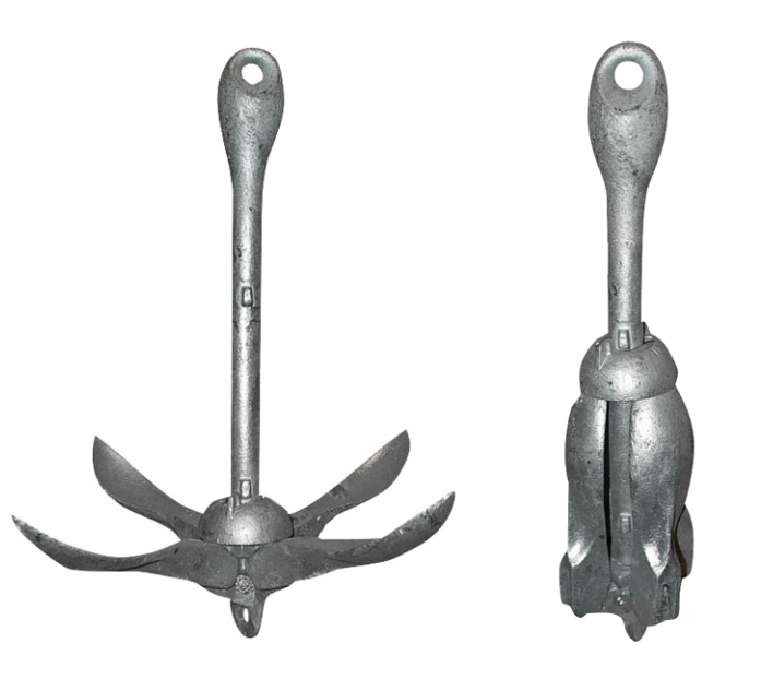 Folding Anchor 2.5kg (Sauh Bot/Sauh Payung), Marine Galvanized | Lazada