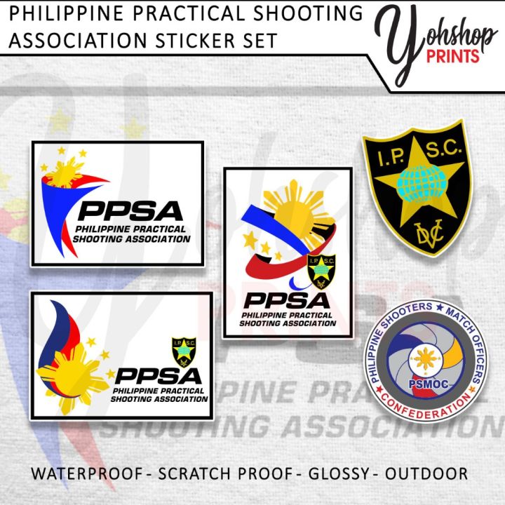 Philippines Practical Shooting Association Stickers | PPSA Sticker ...