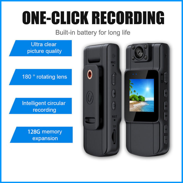 Lofans Law enforcement 1080P HD Mini Camera Portable Digital Video ...
