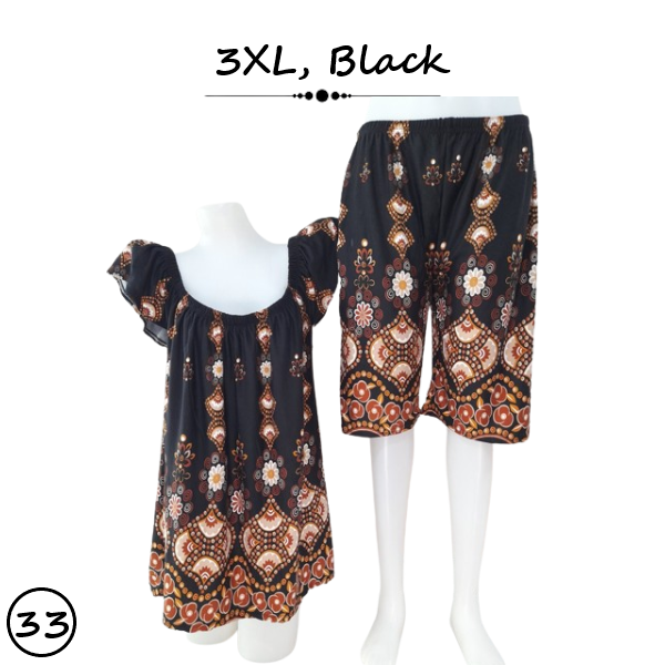 iChubby PLUS Size (3XL), BIG SIZE, Cotton Spandex Fabric, TERNO Butterfly Strap Top & TOKONG ...