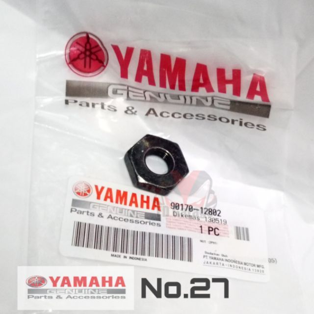YAMAHA NVX/NMAX NUT 90170-12802 | Lazada