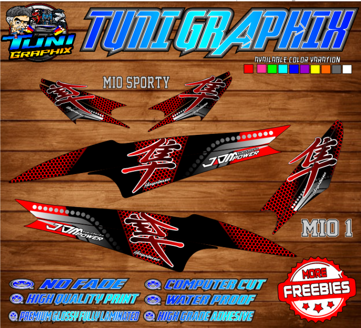 MIO SPORTY / 1 / AMORE ( HAYABUSA STOCK DECALS ) | Lazada PH