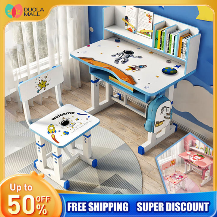 【Shipping Discount】Study Table For Kids Table and Chair Set Suitable ...