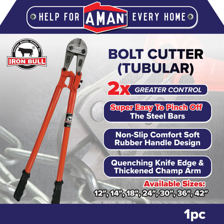 IRON BULL Bolt Cutter High Hardness Wire Mesh Pliers Shear Ergonomic ...