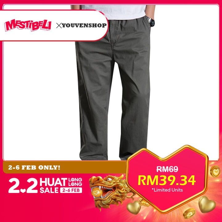 Cod Sizem 6xlmulti Pocket Cotton Cargo Pants Men Work Loose Casual