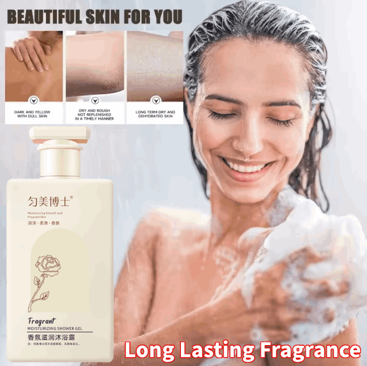 Perfumed Moisturizing Body Wash Long Lasting Fragrance Exfoliator Scrub ...