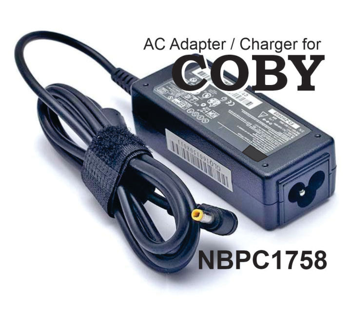 Coby NBPC1758 Laptop Charger 19v ac adapter adaptor power supply ...