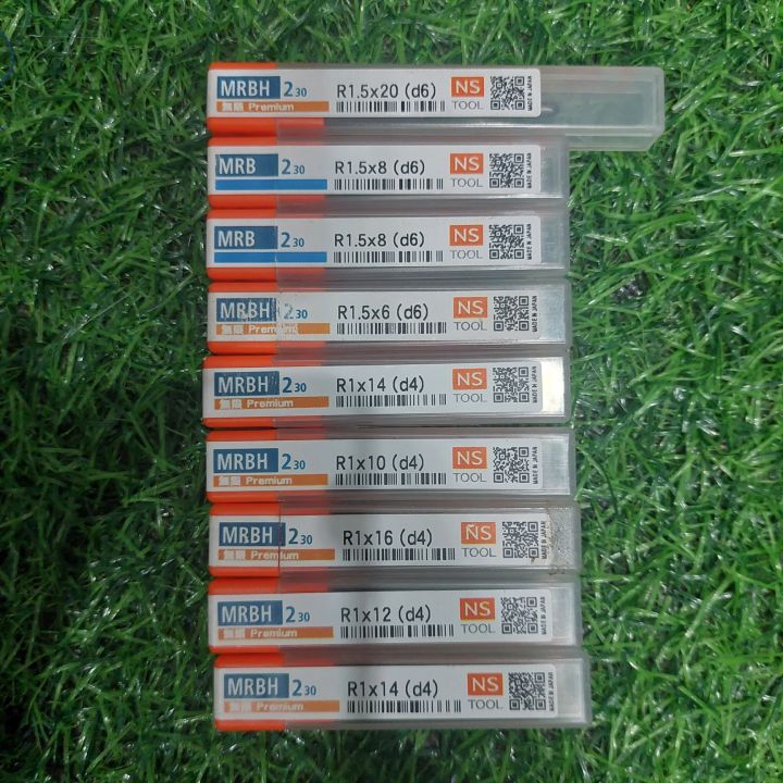 เอ็นมิลคาร์ไบด์ Ball Endmill Carbide 2mm(R1)/ 2.5mm(R1.25)/ 3mm(R1.5)/ 4mm(R2)/ 6mm(R3)/ 10mm(R5 ...