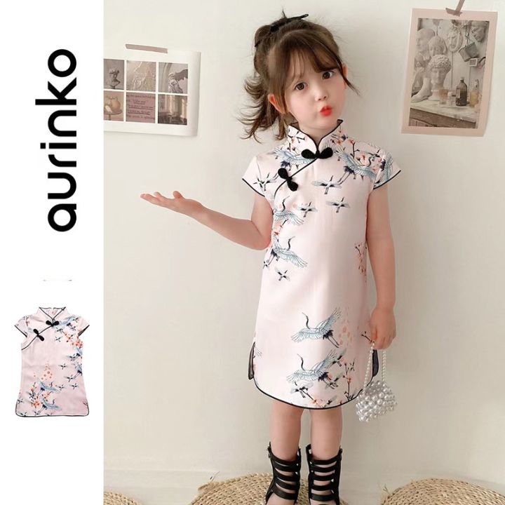Kids Cheongsam,CNY Baby Girls Hanfu Cheongsam Dress, Tang Dynasty Baby ...
