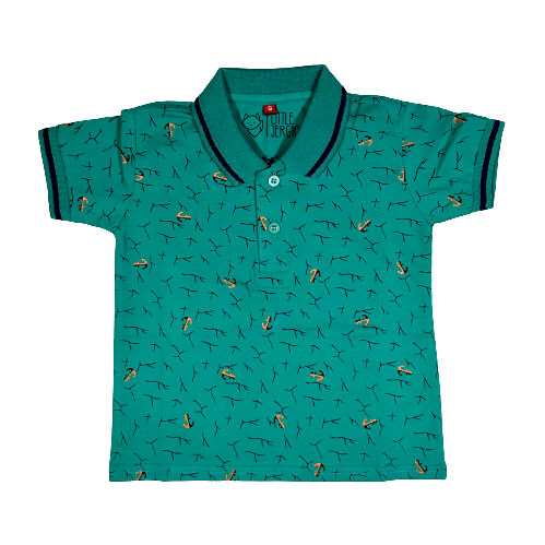 Polo Shirt Anak Usia 1-9th Green Sailor - P019 by Little Jergio ...