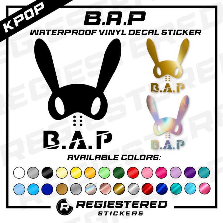 KPOP B.A.P Logo Vinyl Decal Sticker Waterproof | Lazada