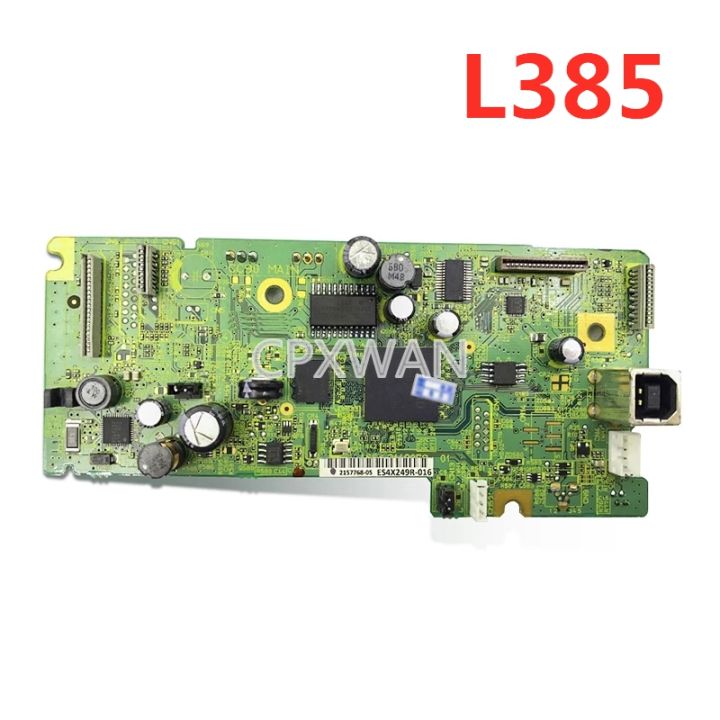 บอร์ดแผงวงจรหลักบอร์ดหลัก1ชิ้นสำหรับเครื่องพิมพ์ Epson L385 Logic Board ...