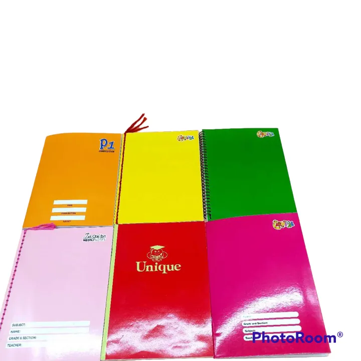 10pcs and 5pcs Notebook - assorted brand , random plain color All Level ...