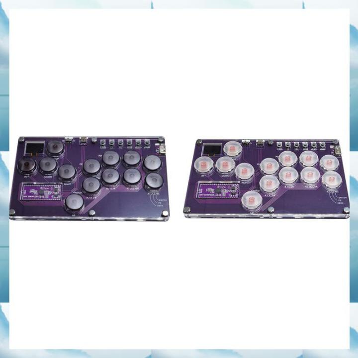 (HYCW) Fight Stick Arcade Joystick Hot-Swap Encoder Controller Xinput ...