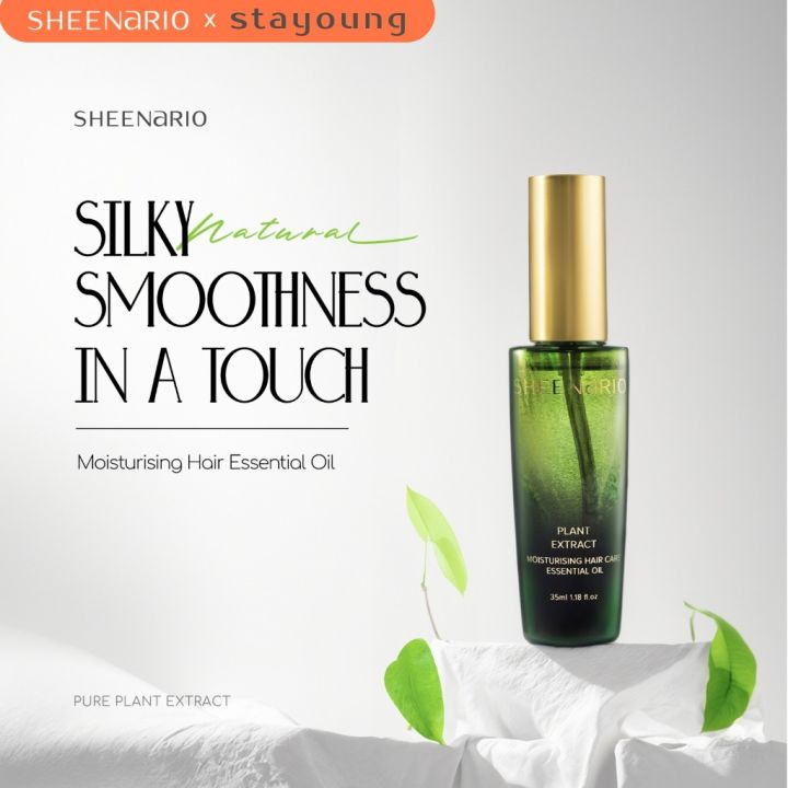 【STAYOUNG x SHEENARIO】Moisturising Hair Care Essential Oil, Pure Plant Extract, Nature Organic ...