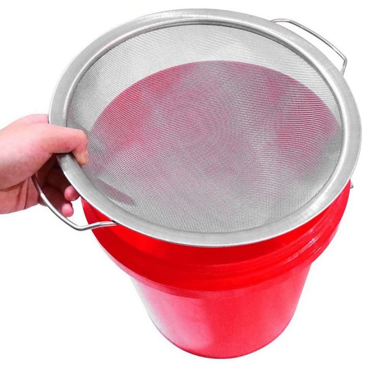 Paint Strainer Mesh Stainless Steel Paint Emulsion Honey Funnel Filter ...