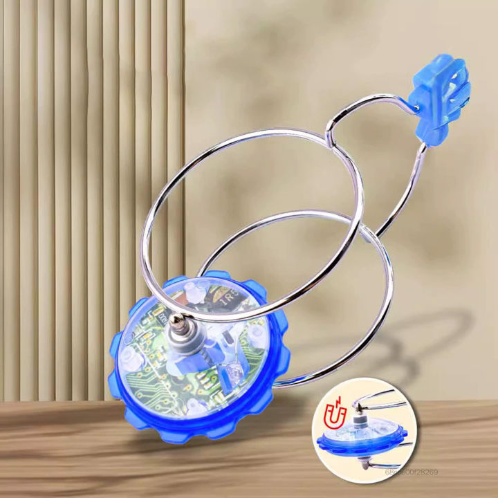 Magic Gyro Wheel Magnetic Toys Rail Twirler Magnetic Yoyo Spinner Ideal ...