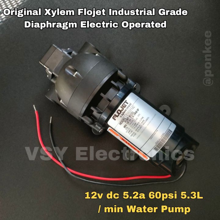 Original Xylem Flojet Industrial Grade Diaphragm Electric Operated 12v ...