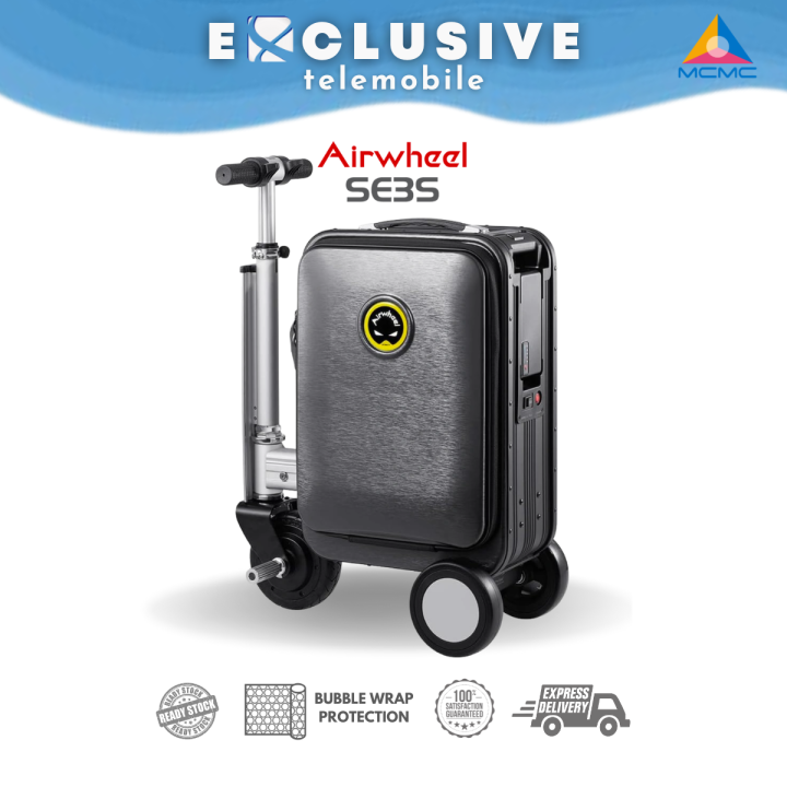 Airwheel SE3S Smart Ridding Travel Luggage Scooter Powerbank Rechargeable Electric Luggage | Lazada