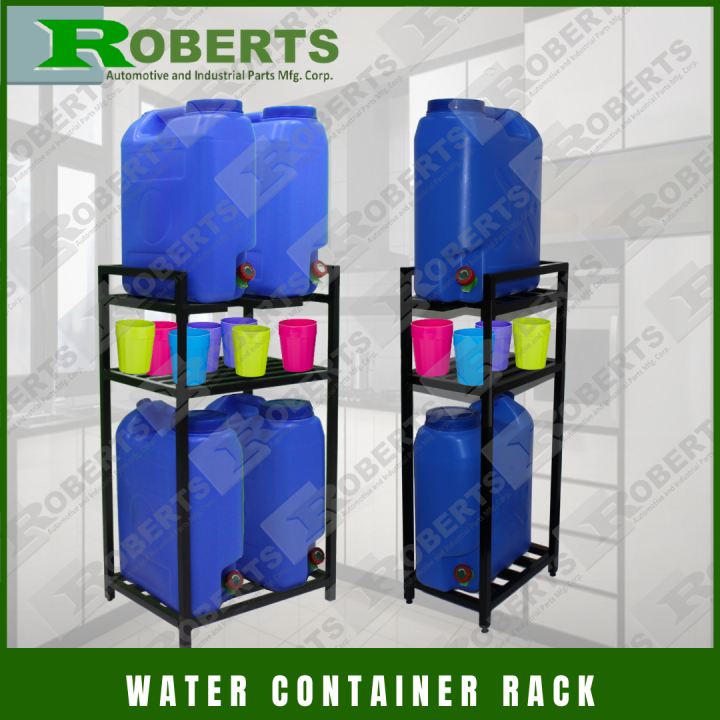 WATER GALLON RACK/STAND WITH ADDITIONAL LAYER FOR CUPS/GLASSES | Lazada PH