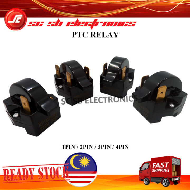 REFRIGERATOR / FRIDGE / FREEZER PTC STARTER RELAY 22 Ω OHM - 1PIN ...