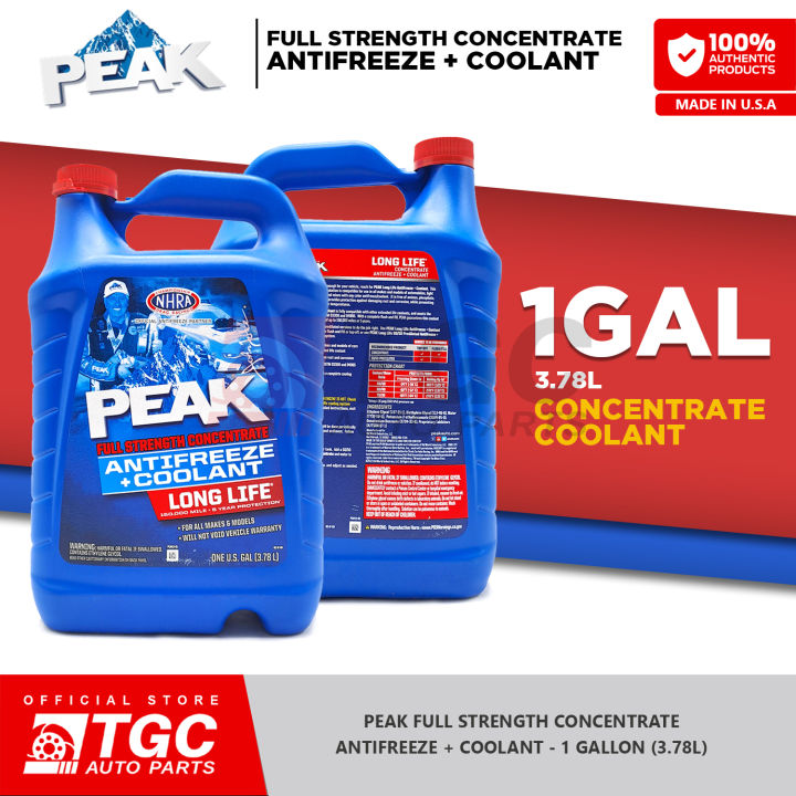 Peak Long life coolant full strength concentrate / coolant red ...