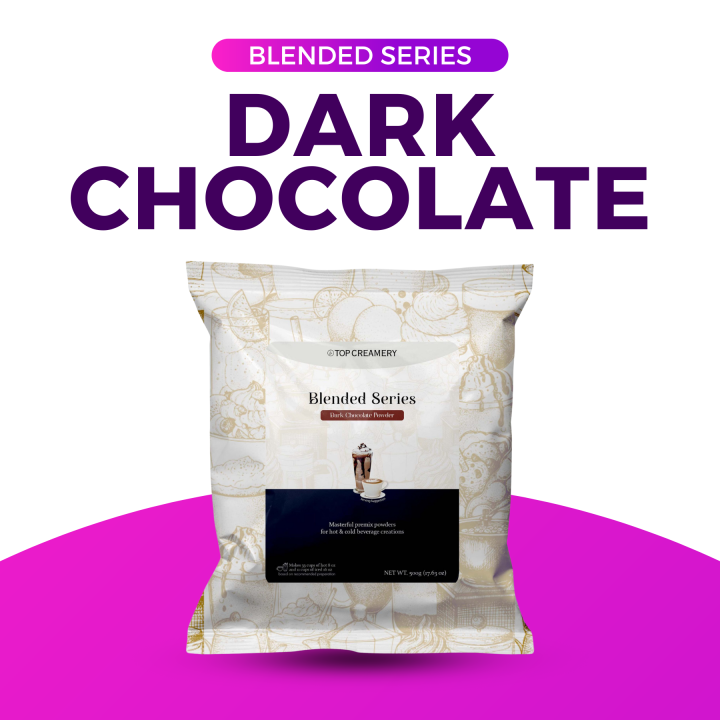 Top Creamery Dark Chocolate BLENDED Powder | 500g | Lazada PH