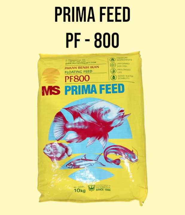 250 GR PRIMA FEED PF 800 PAKAN BIBIT IKAN HIAS / IKAN LELE NILA PAKAN ...