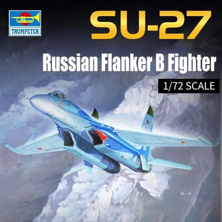 Trumpeter 01660 Airplane Model 1/72 Scale N Su-27 Flanker B Fighter ...