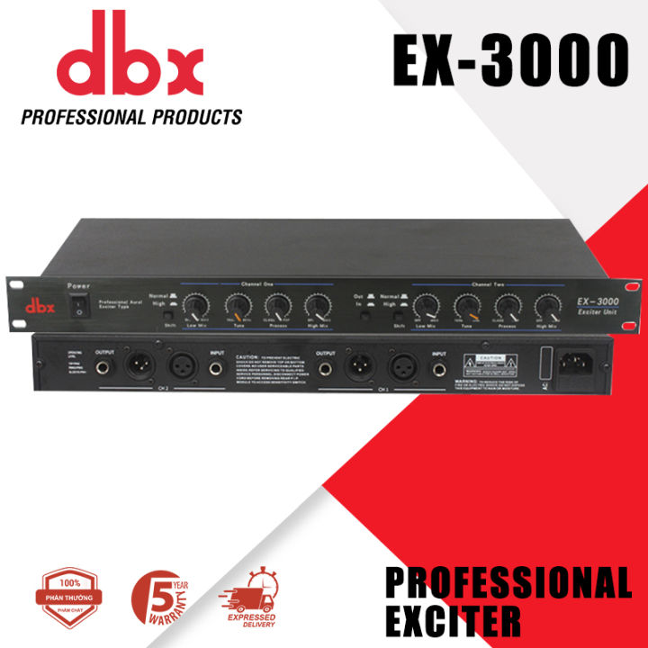 DBX EX-3000 Bass Booster MAXIMIZER Digital Audio Boost Sound Audio ...