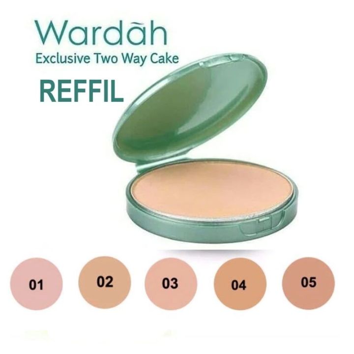 Wardah Refill Exclusive Two Way Cake | Lazada Indonesia