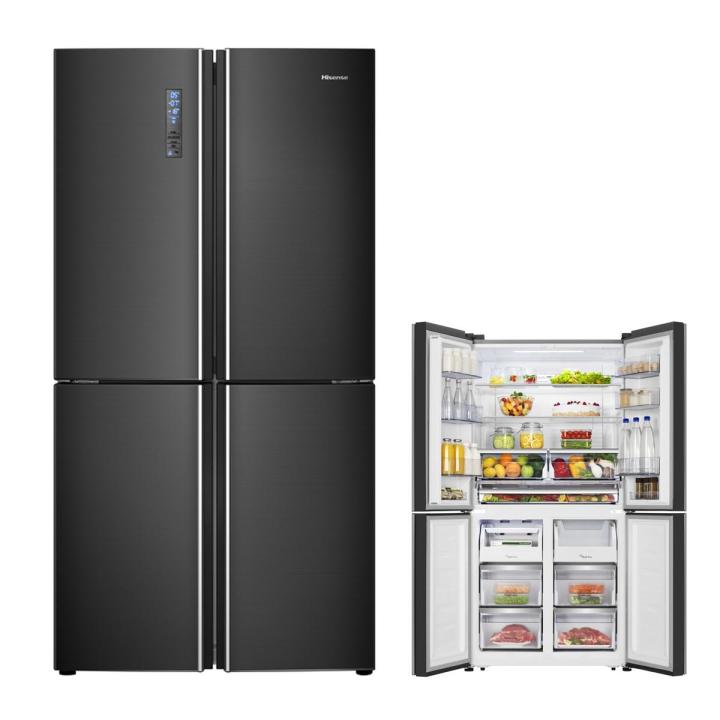 Hisense 660L Multidoor Fridge Inverter Black Panel RQ689N4AB1 | Lazada