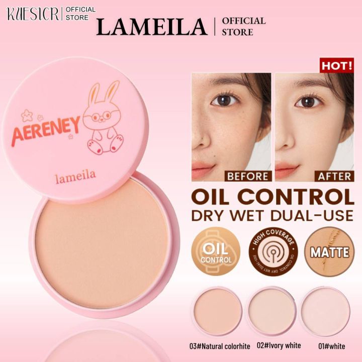 【BUY 1 TAKE 1】 3 Color Lameila Compact Powder Korean Beauty Oil Control ...