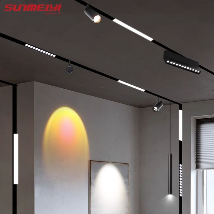 Track Magnetic Ceiling Lamp 4000k Various combinations Aluminum LED ...