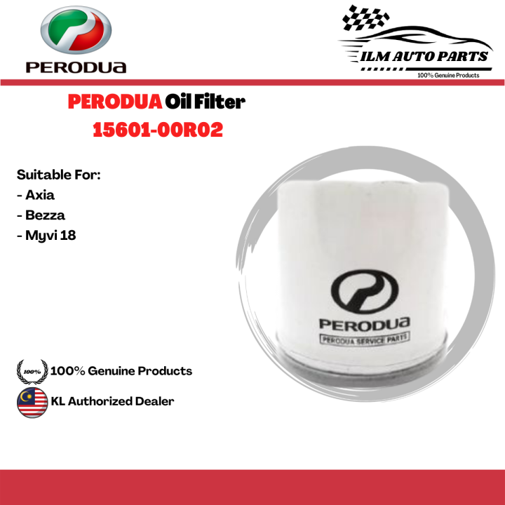[ILM] Perodua Genuine Oil Filter for Axia / Bezza / Myvi '18 (15601 ...