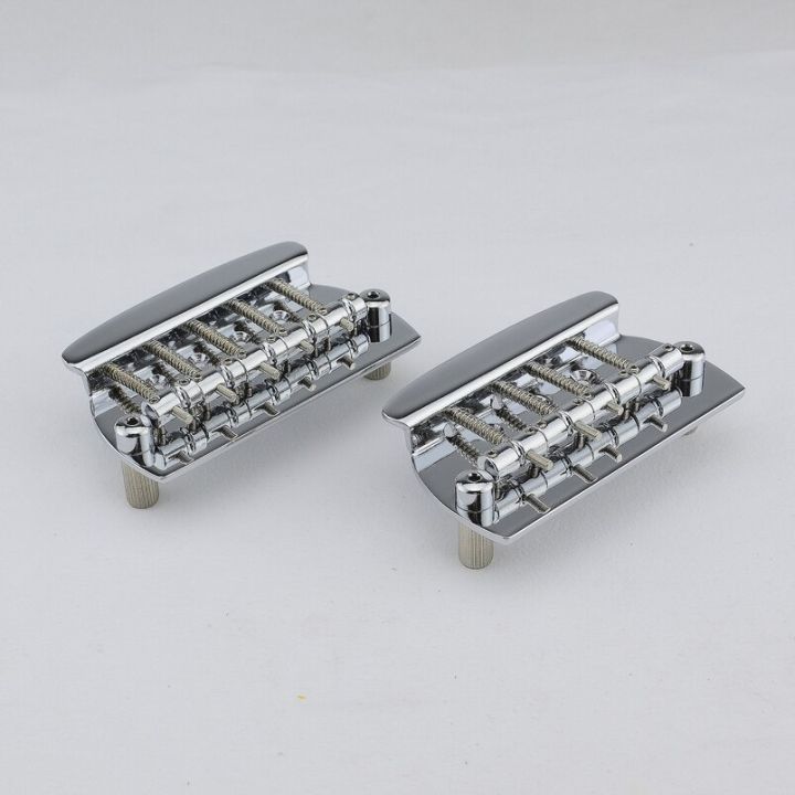KR-1 Set 4 / 5 Strings Electric Bass Bridge For Musicman Bass Chrome ...