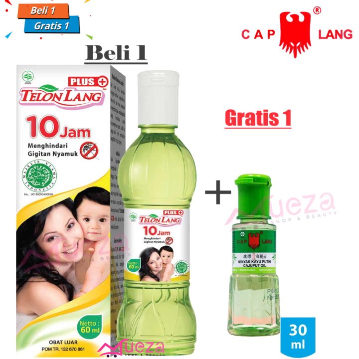 Cap Lang Telon Lang Natural / Telon Plus - 60ml GRATIS Minyak Kayu Putih 30ML | Lazada Indonesia