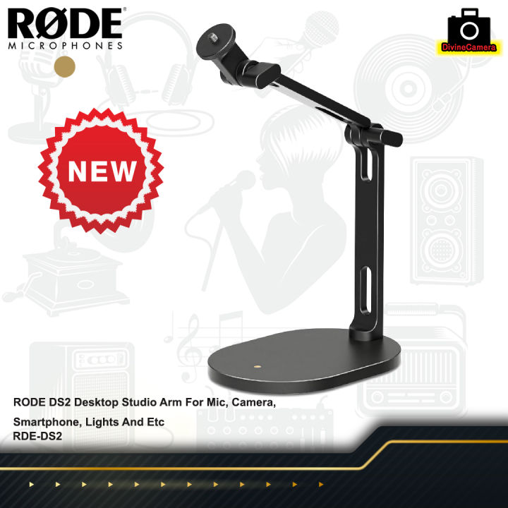 RODE DS2 Desktop Studio Arm For Mic, Camera, Smartphone, Lights And Etc ...