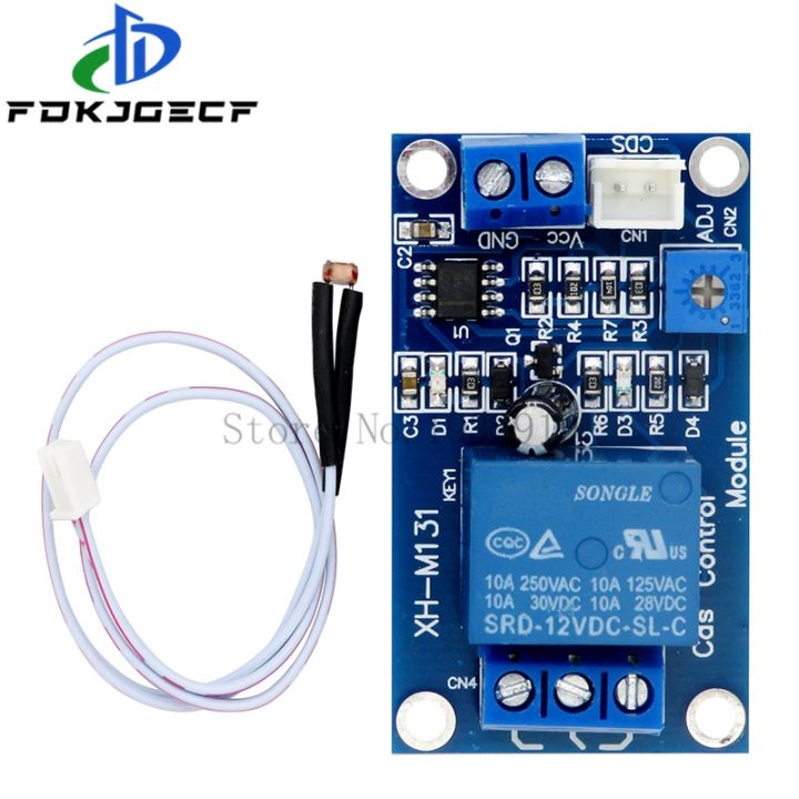 XH-M131 DC 5V / 12V Light Control Switch Photoresistor Relay Module ...