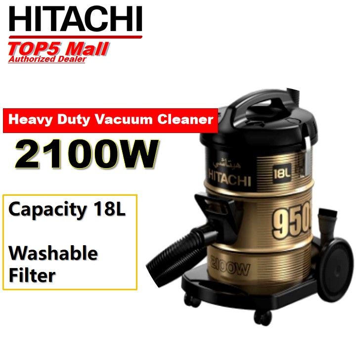 HITACHI HEAVY DUTY VACUUM CLEANER (2100w) CV-950F with Blower Function Penyedut harbuk 吸尘机 | Lazada