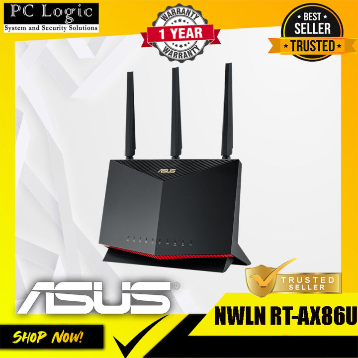ASUS NWLN RT-AX86U | AX5700 DUAL BAND WIFI 6 GAMING ROUTER | PS5 ...