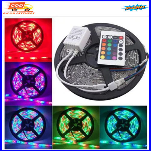 Lampu Led Strip RGB / Lampu Roll Led Strip Rgb Set Adaptor,remote,rgb ...