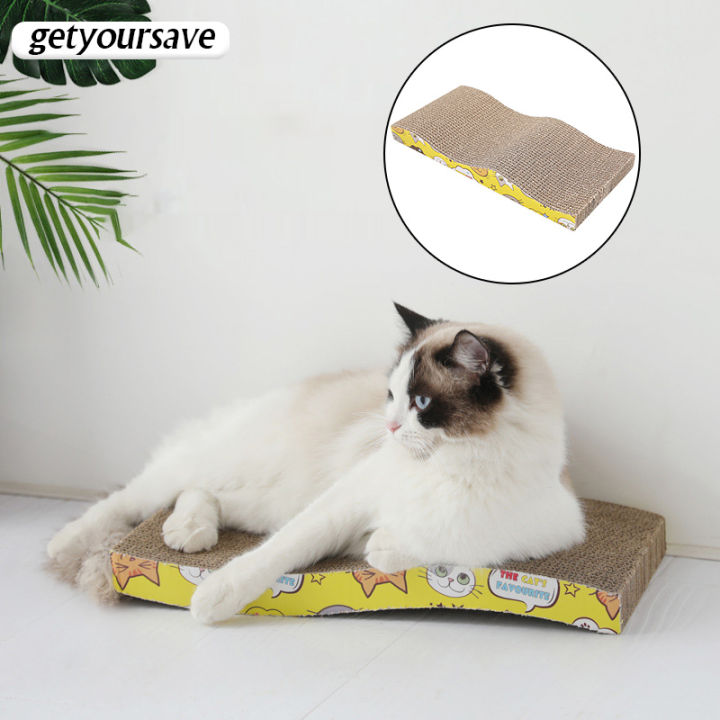 Pet Cat Scratcher Corrugated Scratch Cardboard Toy Scratch Pad ... Pet Cat Scratcher Corrugated Scratch Cardboard Toy Scratch Pad ...