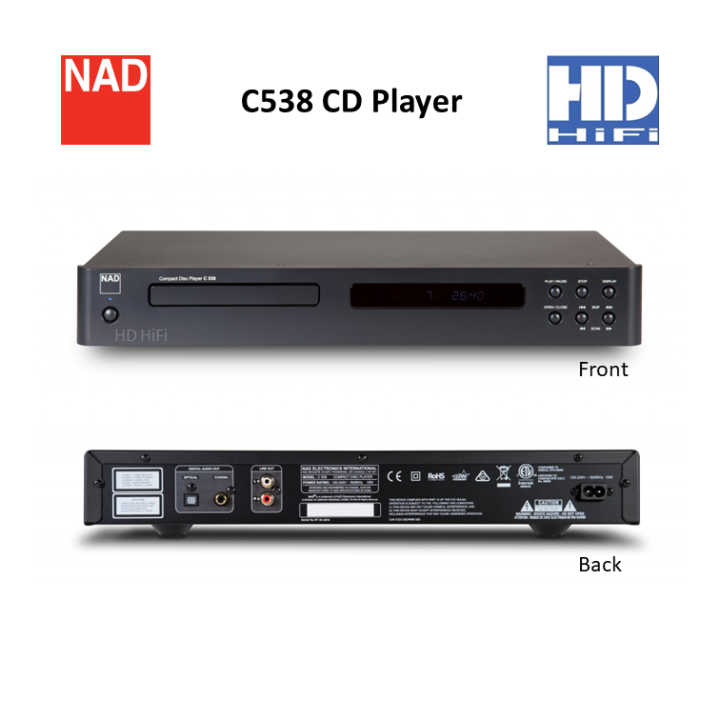 NAD C538 CD Player Black | Lazada.co.th