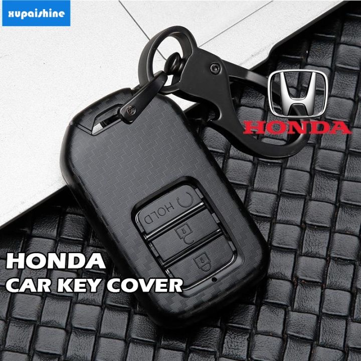 【XPS】Honda Civic Carbon Car Key Case Cover for Honda Civic CR-V Accord ...