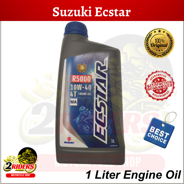 Suzuki Ecstar 10w-40 1 Liter Engine oil | Lazada PH