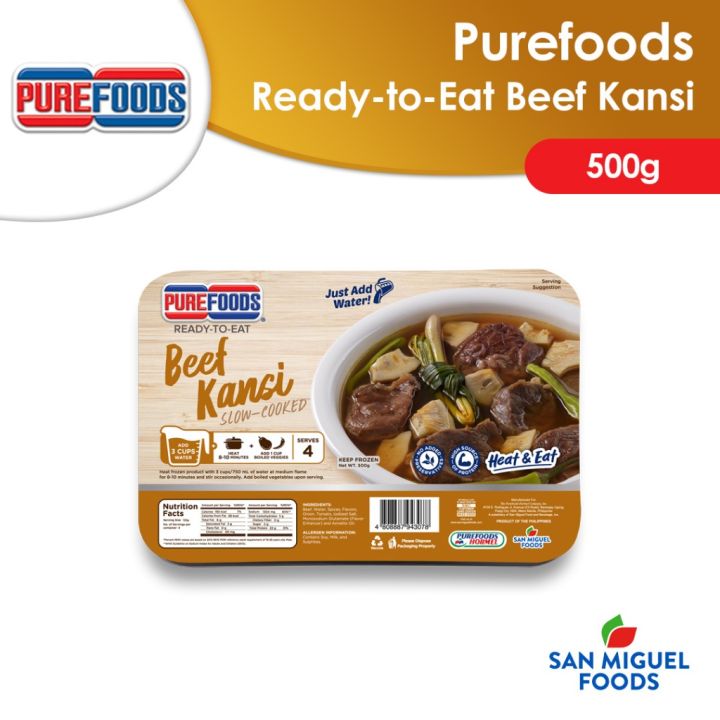 Purefoods Ready to Eat Beef Kansi 500G | Lazada PH