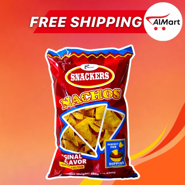SNACKERS NACHOS LIGHTLY SALTED (500 GRAMS) | Lazada PH